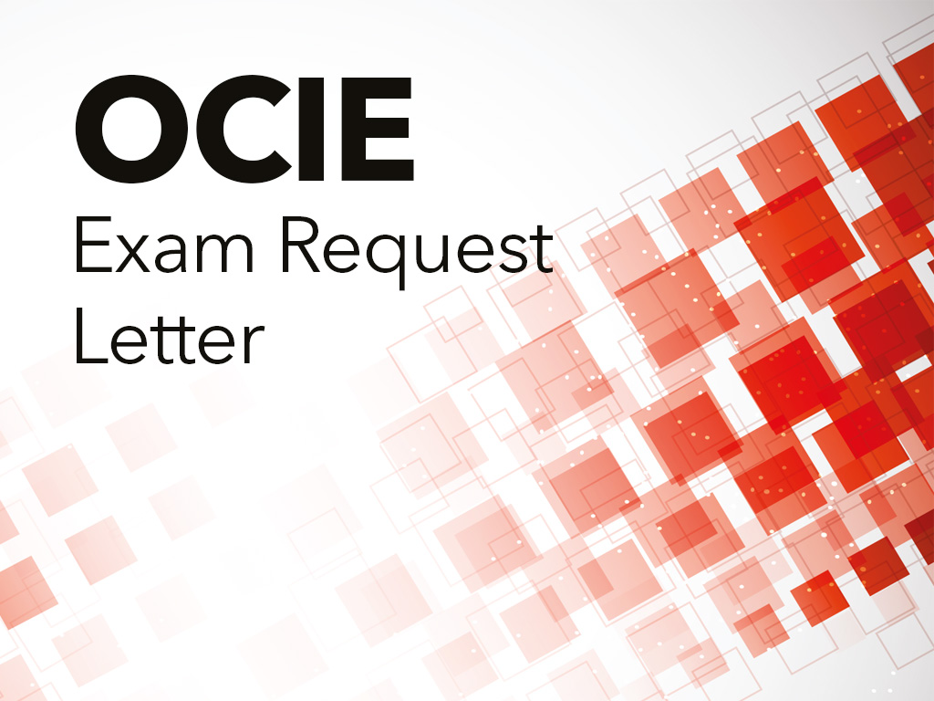 OCIE Document Request Letter