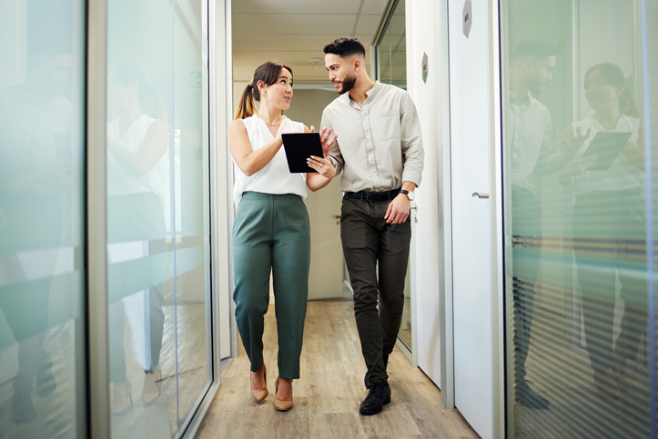 Template to track staff use of off-channel communications