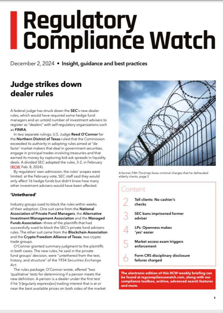 Regulatory Compliance Watch | The leading compliance directory